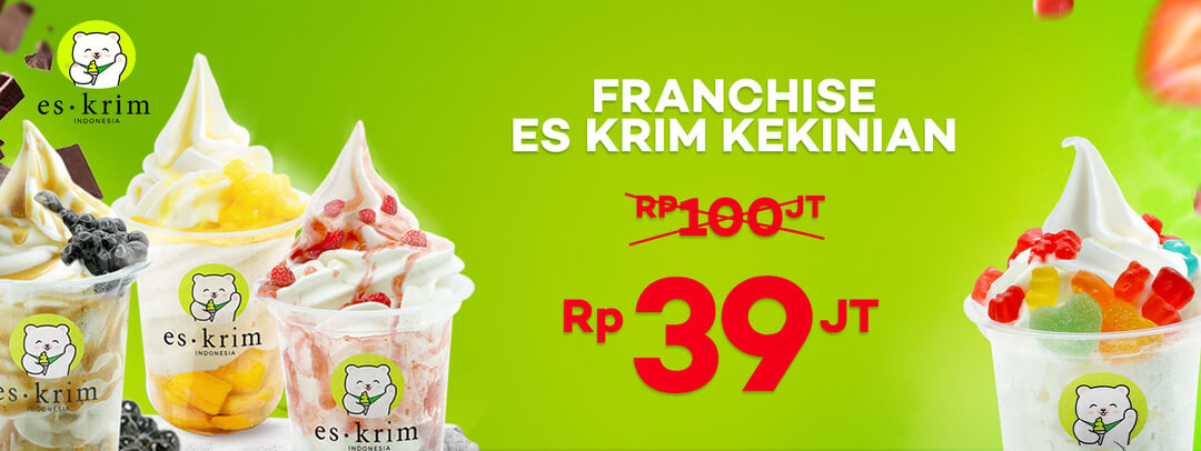 Franchise Es Krim Indonesia Mulai 39jt'an Aja. Gabung Sekarang!